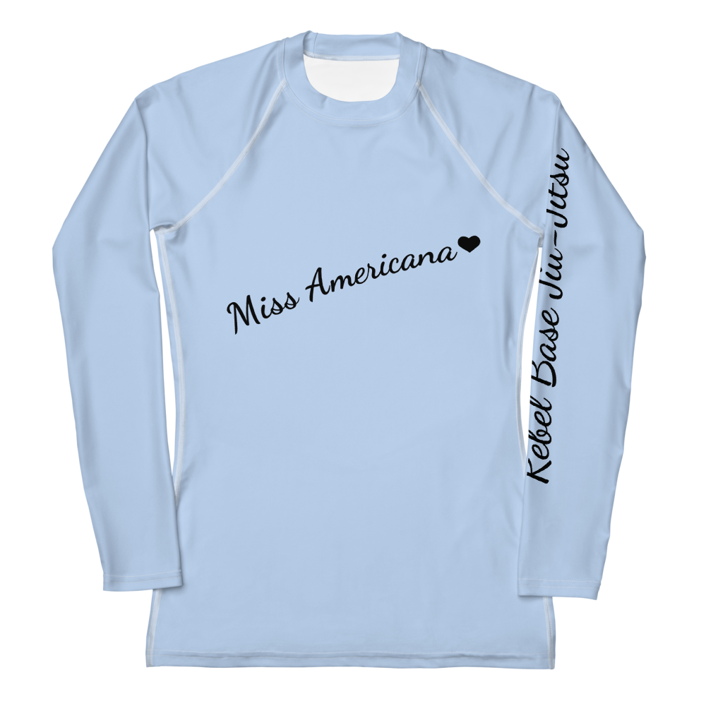 Miss Americana Women's Rash Guard – krav maga apparel